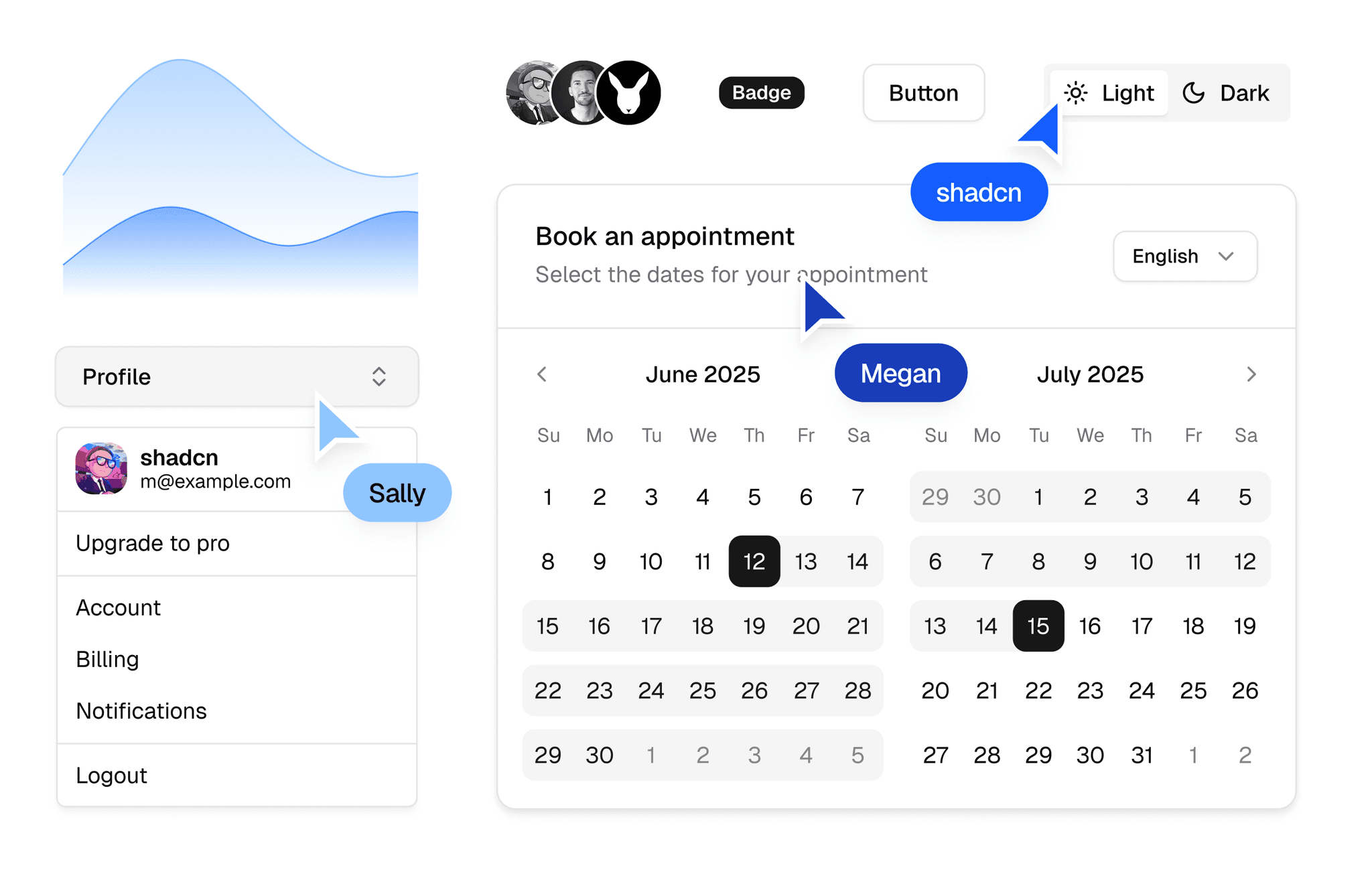 Documentation - shadcn/ui kit for Figma, styled in seconds with tweakcn