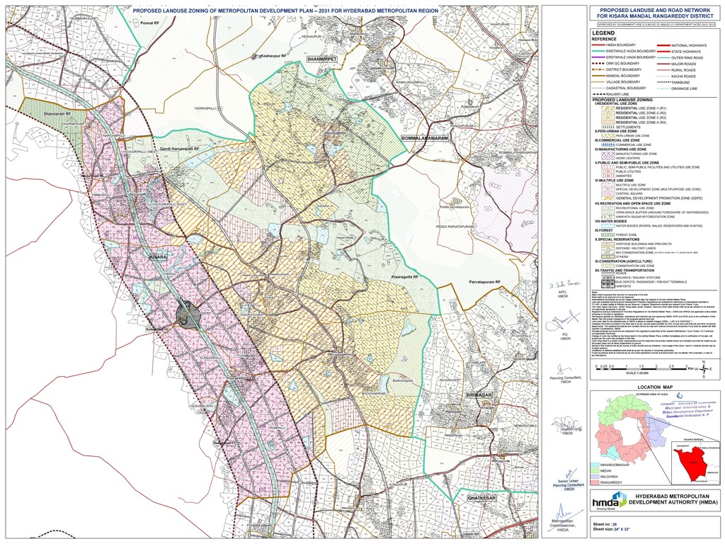 VMRDA 2041 & HMDA 2031 Master Plans | RRR Alignment Map - Charan Group