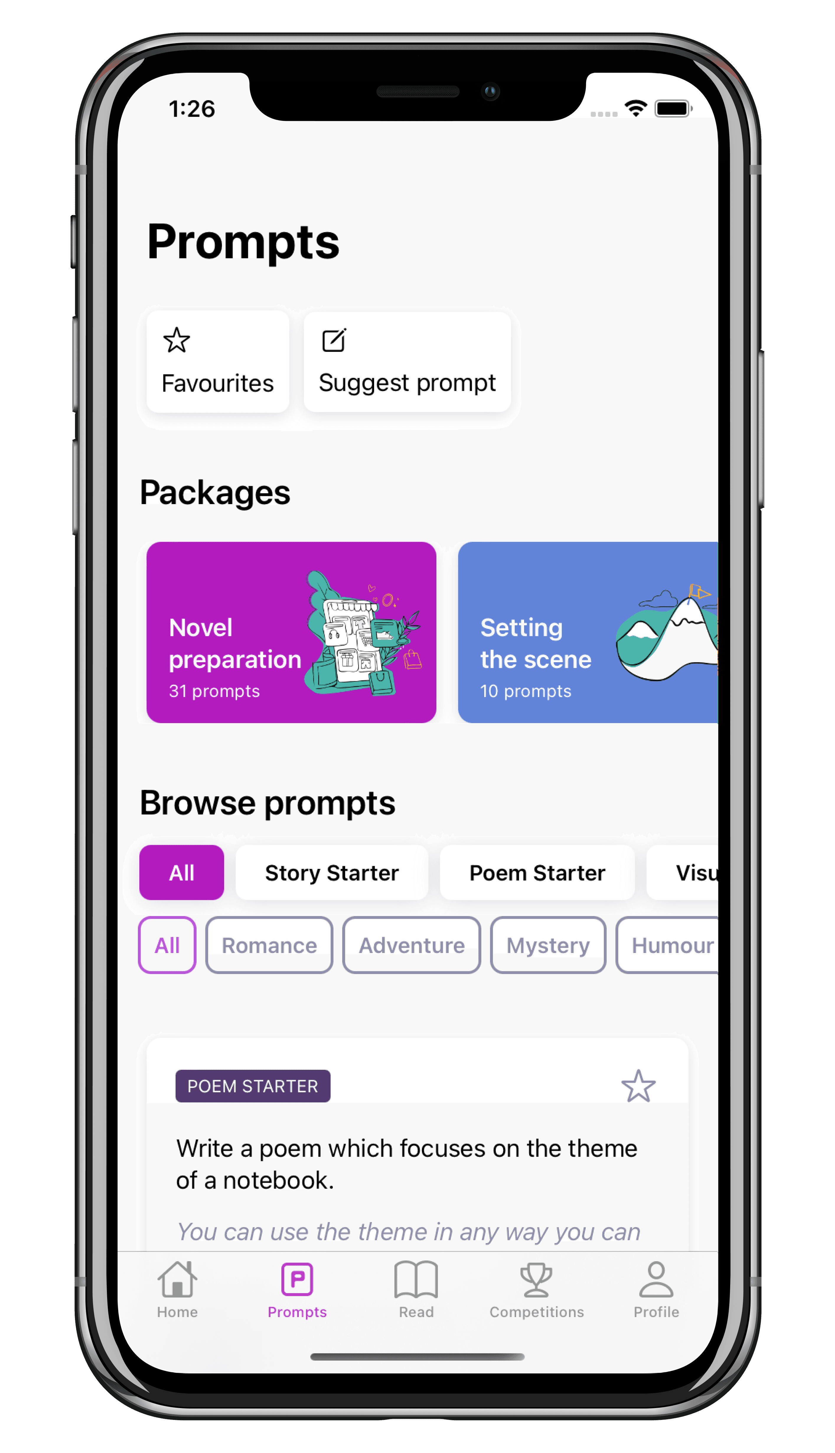 Daily Prompt Creative Writing App Daily Prompt Creative Writing App