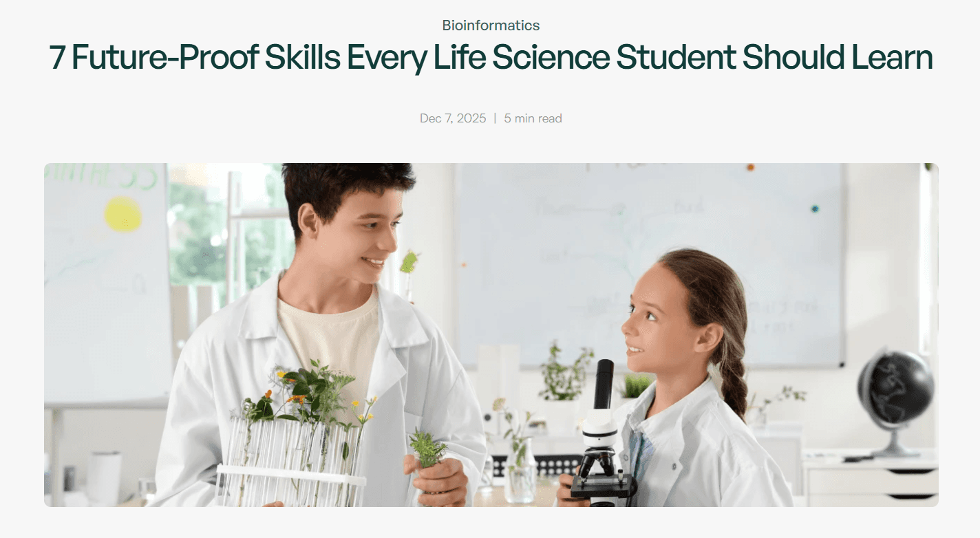 7 Future-Proof Skills Every Life Science Student Should Learn - Bversity