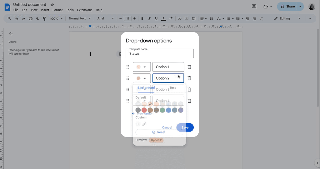 How to Add a Drop-Down Menu in Google Docs – Simple Guide - 1 minute video guide