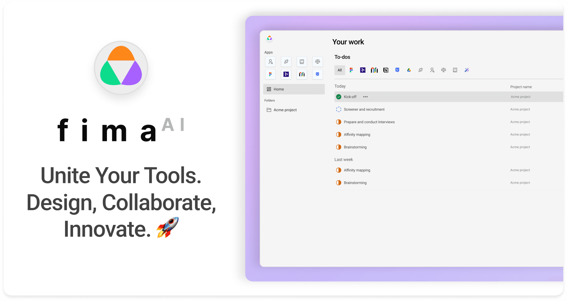 fima.ai | The work OS for design and product teams