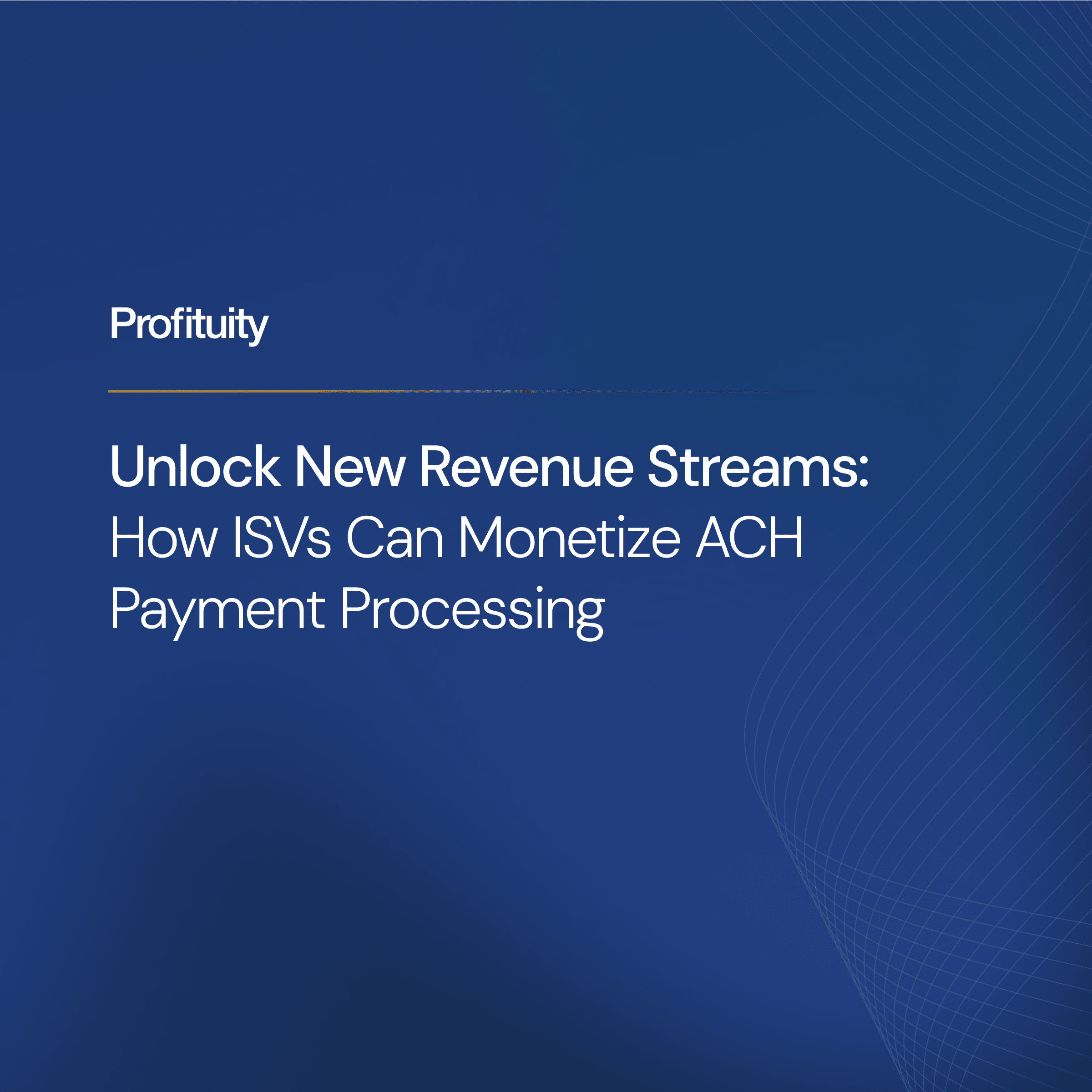 Unlock New Revenue Streams: How ISVs Can Monetize ACH Payment Processing