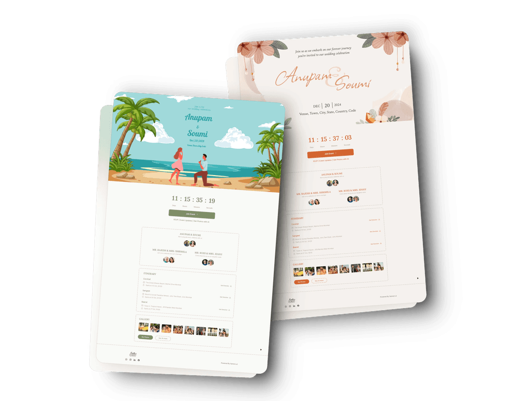 Samaro - Best AI Photo sharing & Event experience App