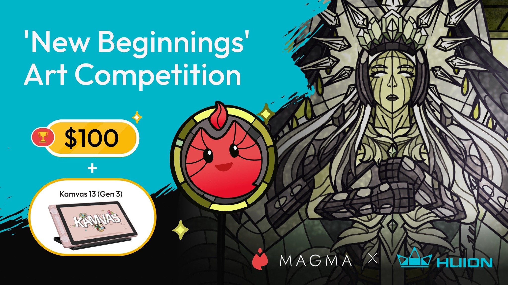 Magma x Huion: 'New Beginnings' Art Competition (+600 USD and Tablets ...
