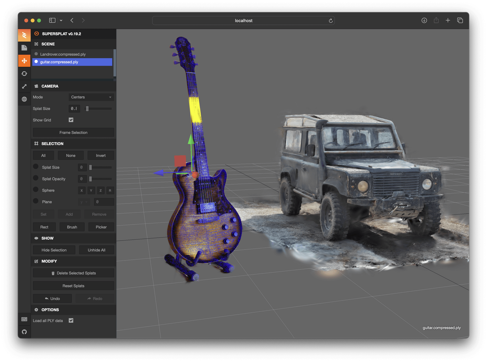 SuperSplat adds Multiple Splat Ability - Radiance Fields