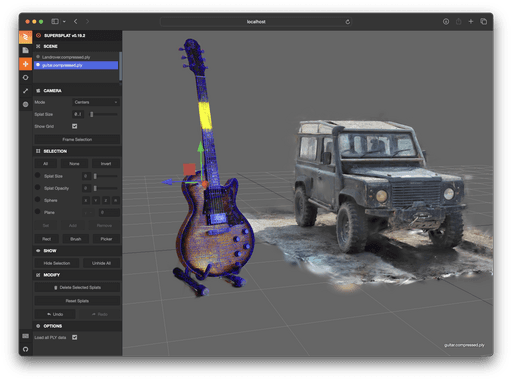 SuperSplat adds Multiple Splat Ability - Radiance Fields
