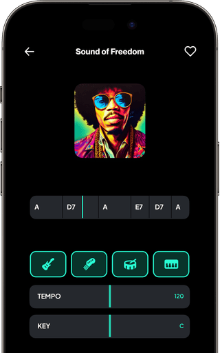 Jamtracks - iOS App for Guitar, Bass, Drum, Keys
