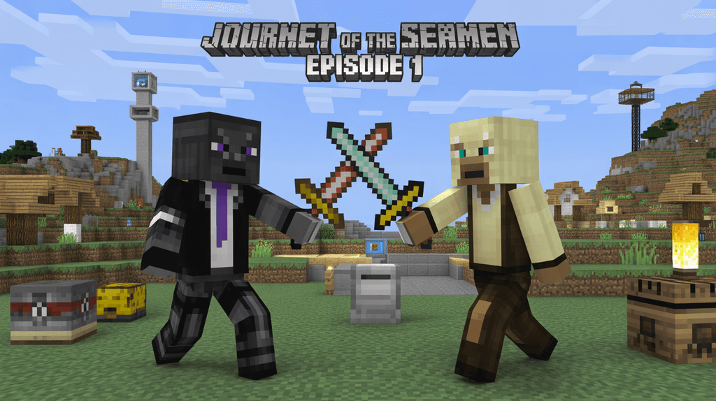 Minecraft SMP Thumbnail for Episode 1 Launches - Alici.AI