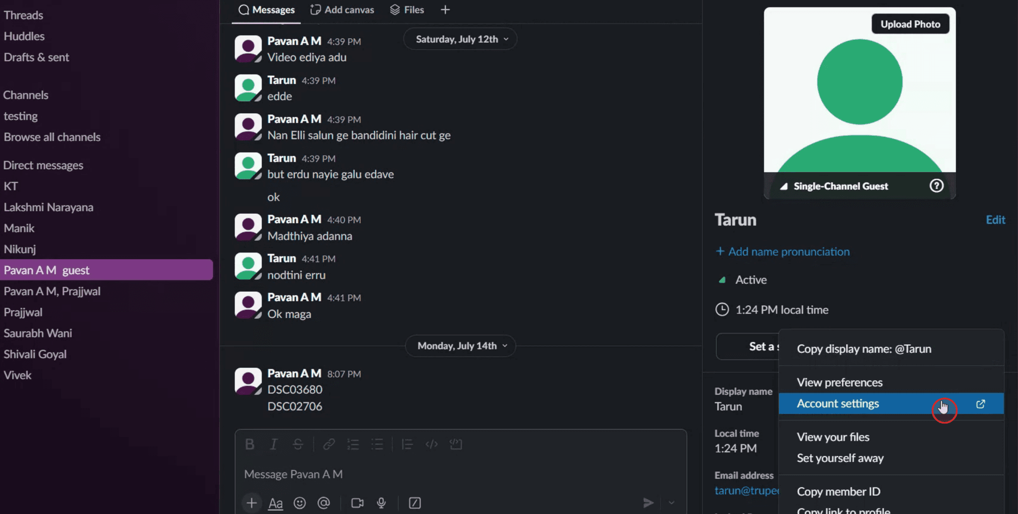 How to Change Slack Password - 1 minute video guide
