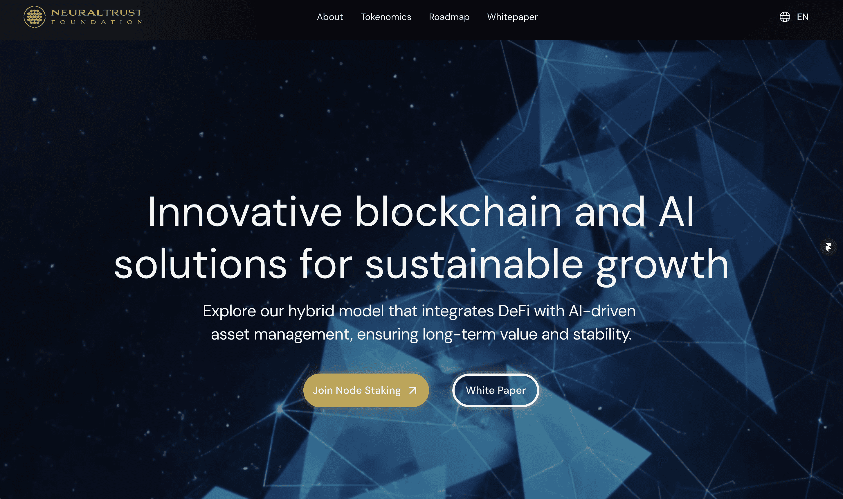 Neural Trust Foundation - Integrates DeFi with AI-driven asset management