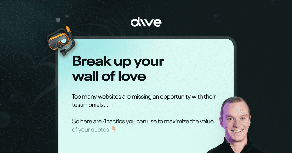 🤿 Dive Club | Break up your wall of love
