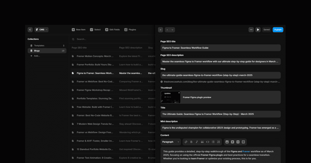 Figma to Framer: Seamless Workflow Guide | The Showcase Hub Blog