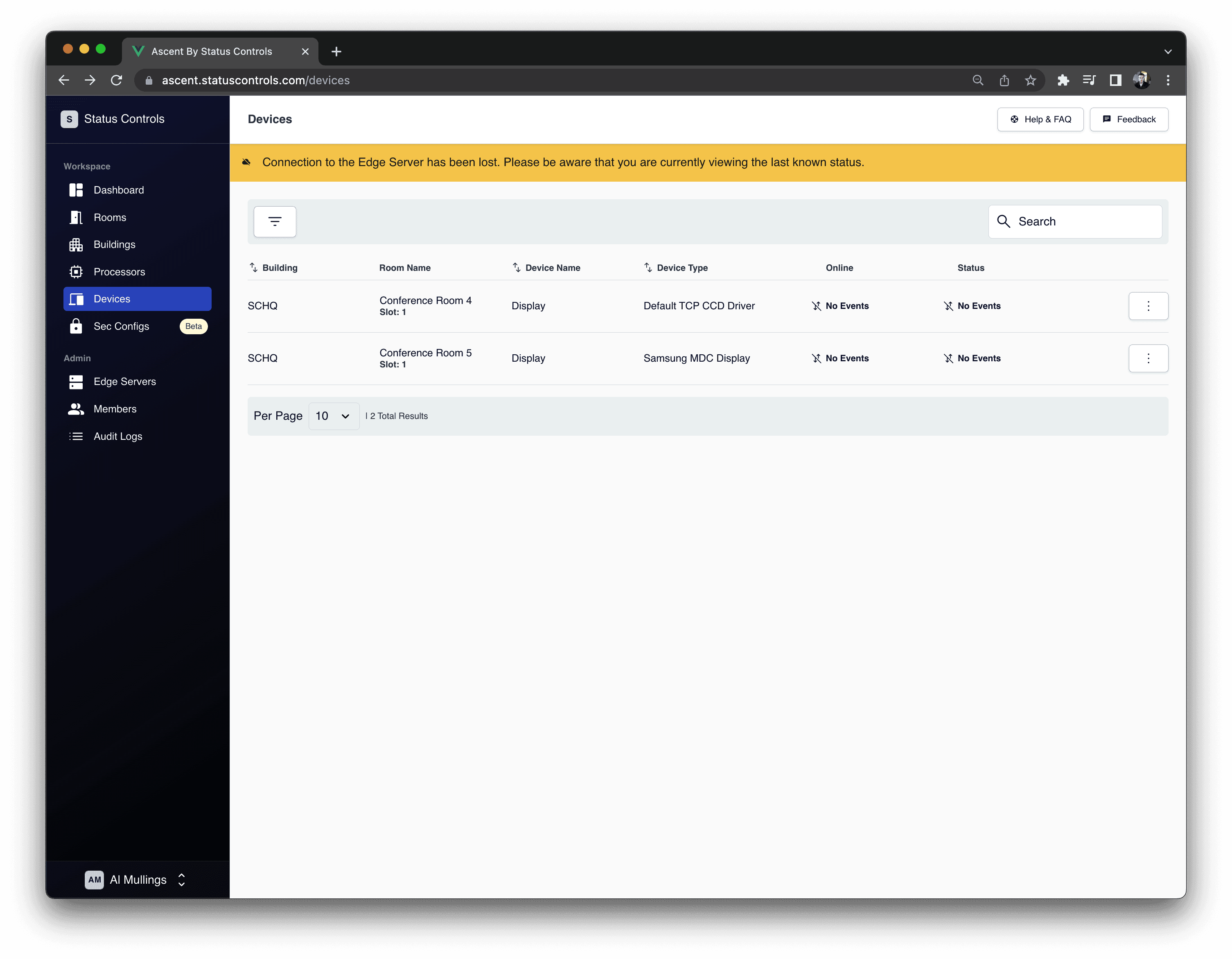 Status Controls