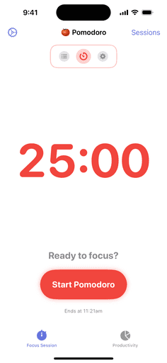Focused Work - Focus & Pomodoro Timer