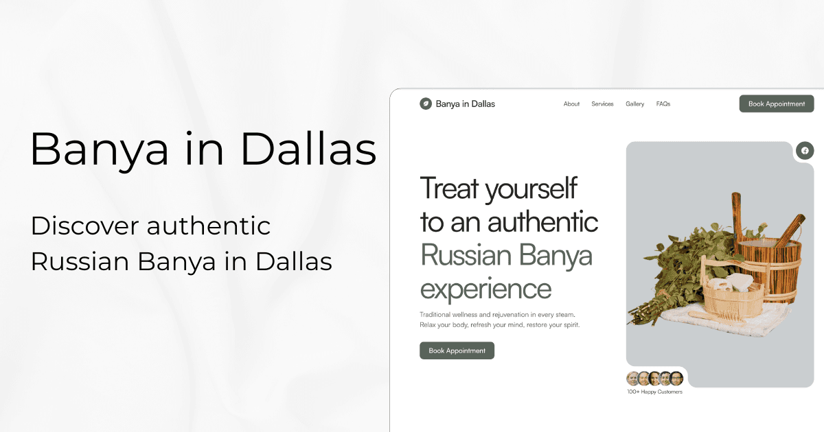 Private European Wood-Fired Sauna in Dallas TX