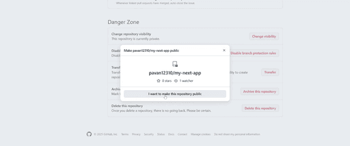 How to Change Github Repository from Private to Public - 1 minute video ...