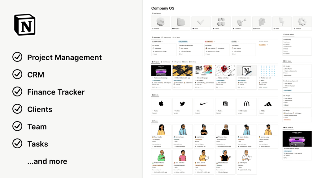 Using Notion Business Templates to Streamline Your Workflows - Solt Wagner