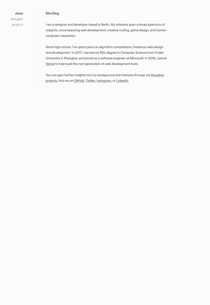 Dead Simple Sites — Minimal Website Inspiration