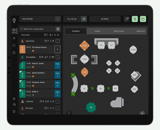 Restaurant Table Management & Seating Software | Servme