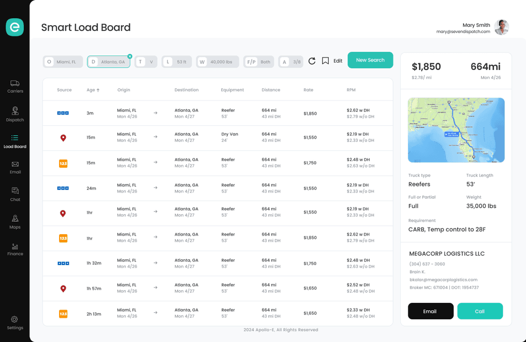 Dispatch One - Freight Dispatch Software TMS