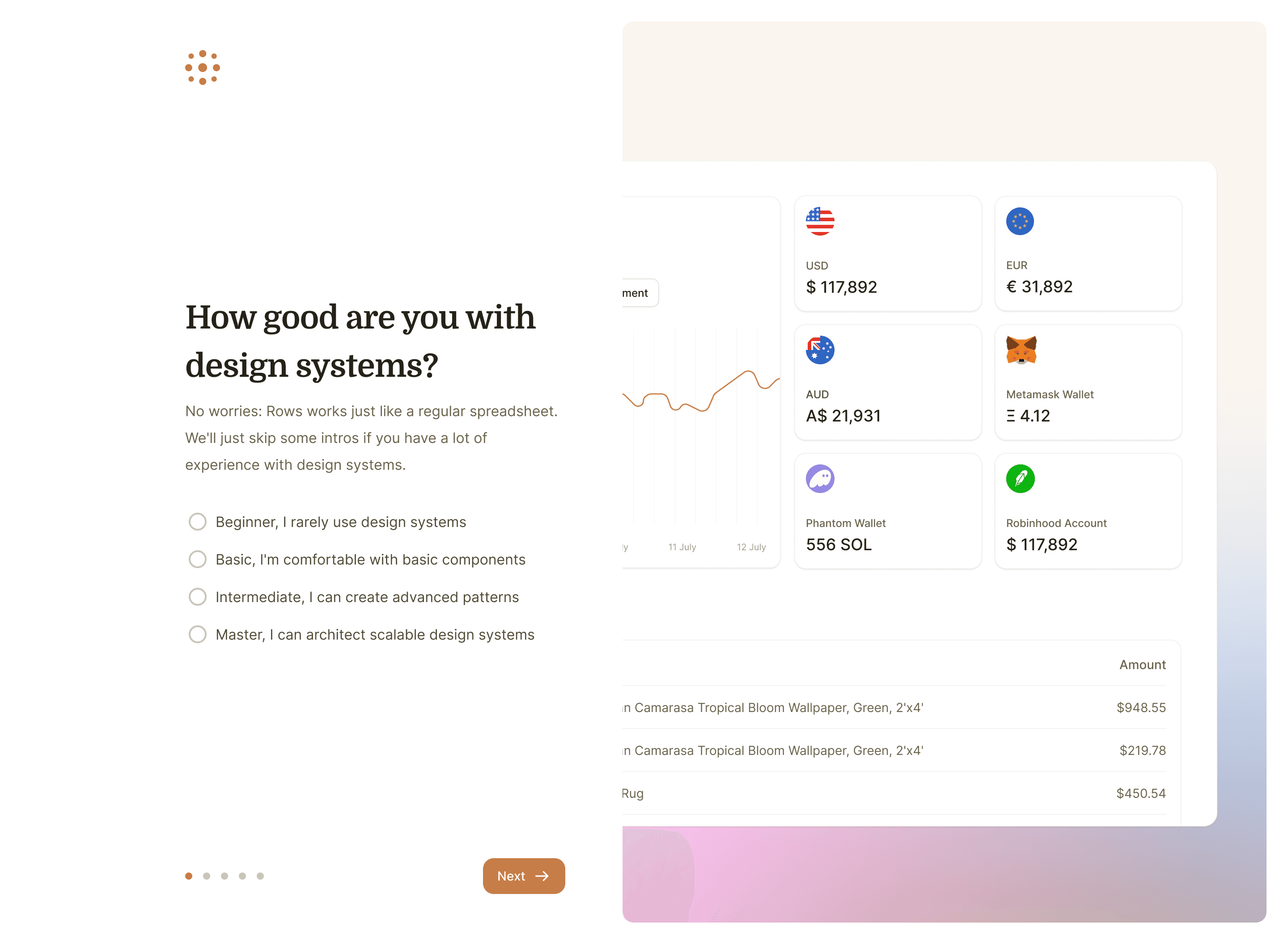 Web App Screens for Figma