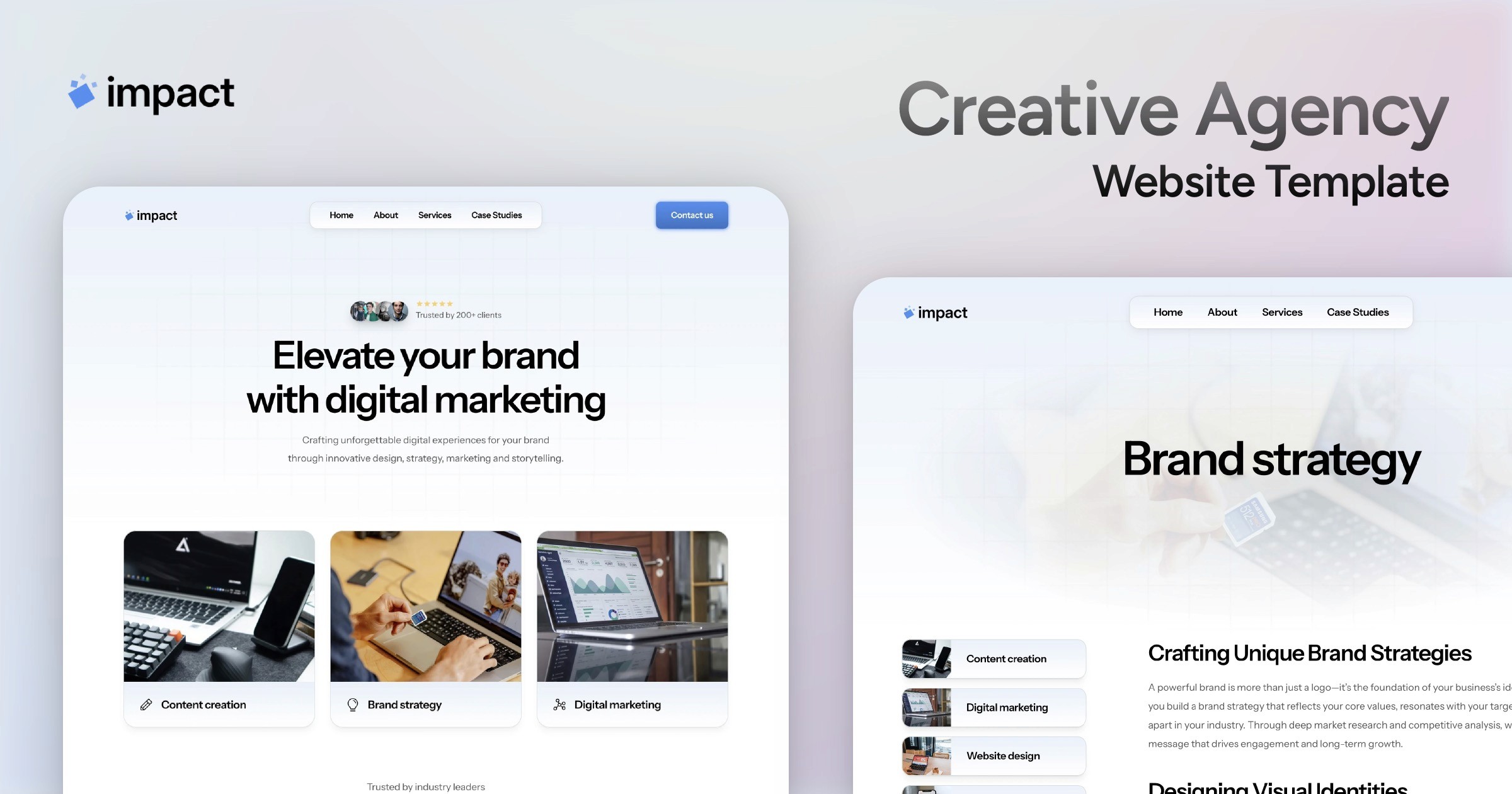 Impact — Creative Agency Template