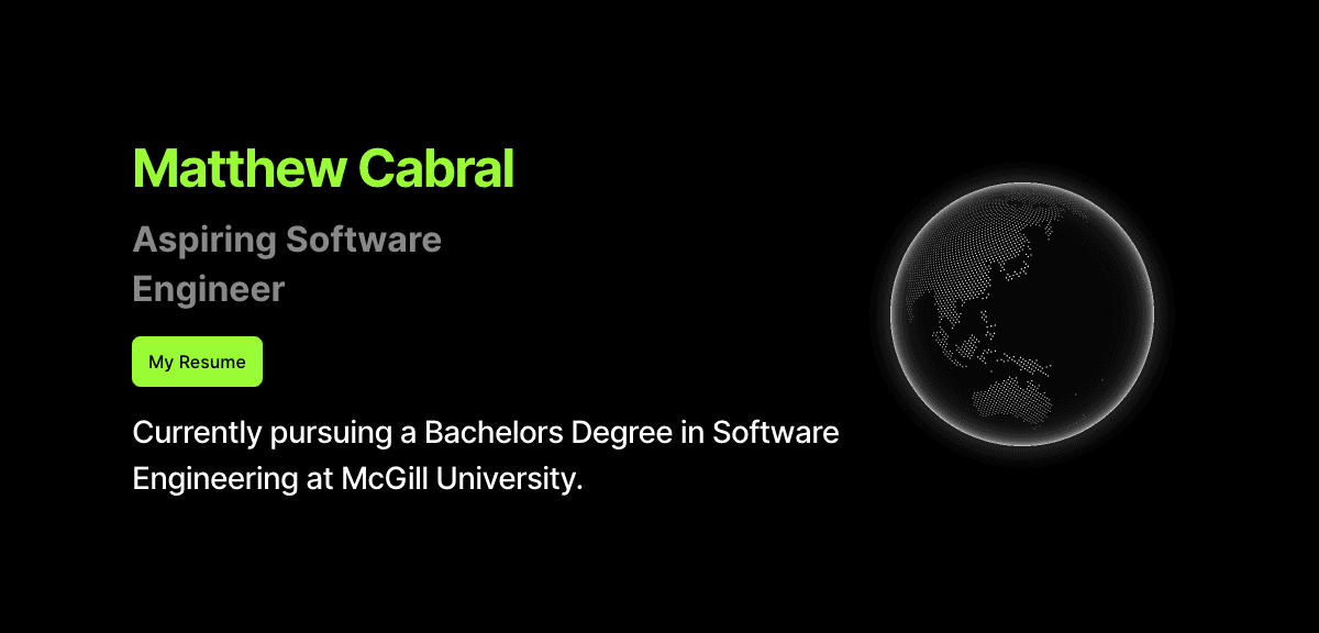 Matthew Cabral's Portfolio