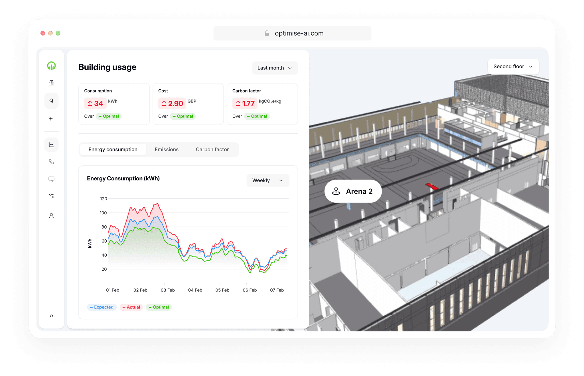Optimise AI - Reduce your building's energy and carbon costs