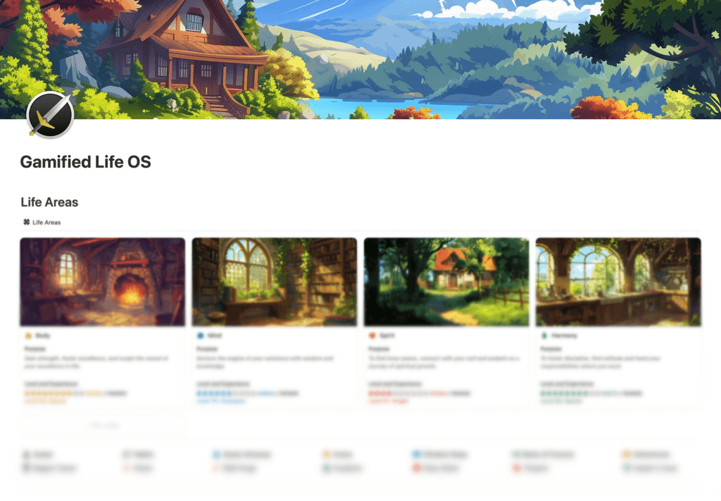 Gamified Life OS | Gamify Your Life In Notion