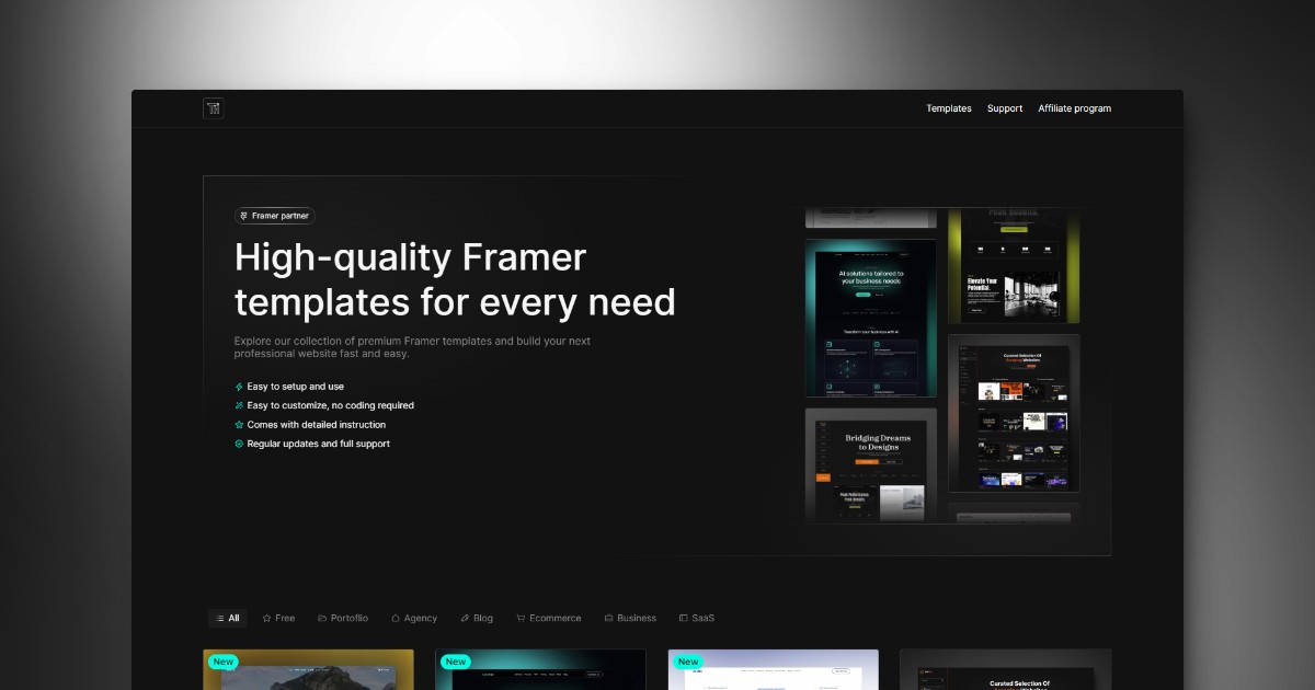 Premium Framer Templates