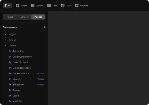 Sharing Components — Framer Help