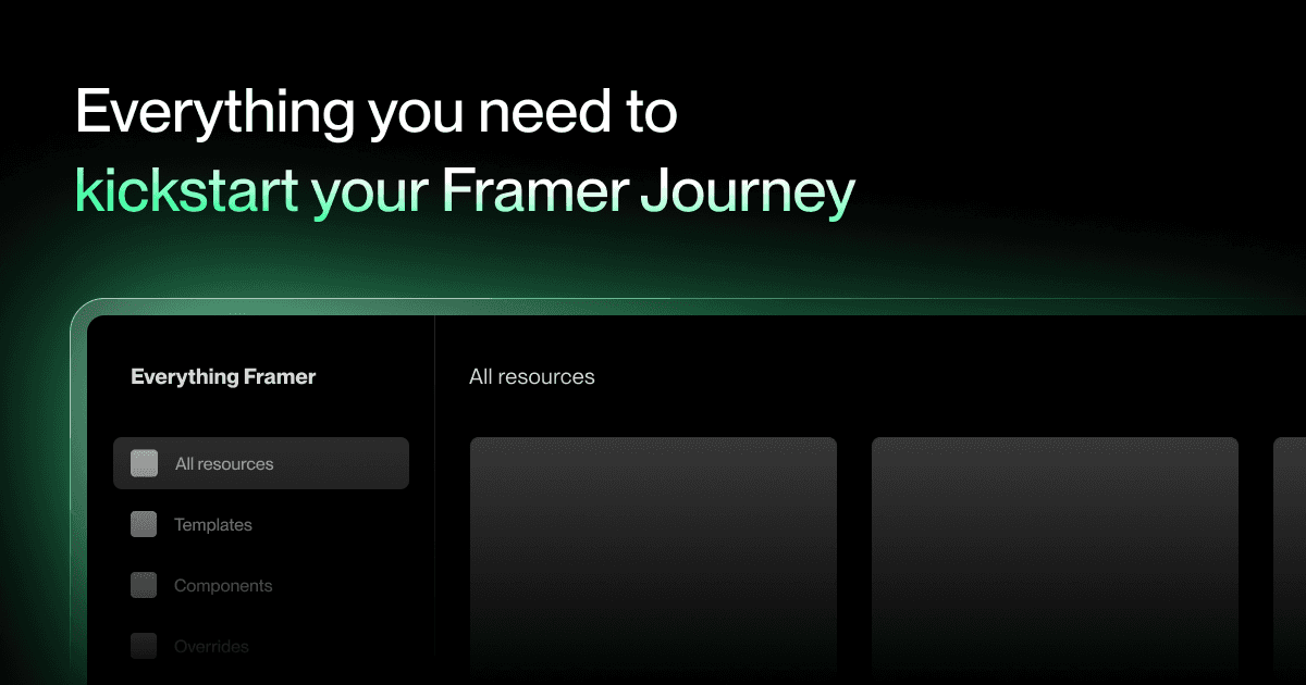 Everything Framer
