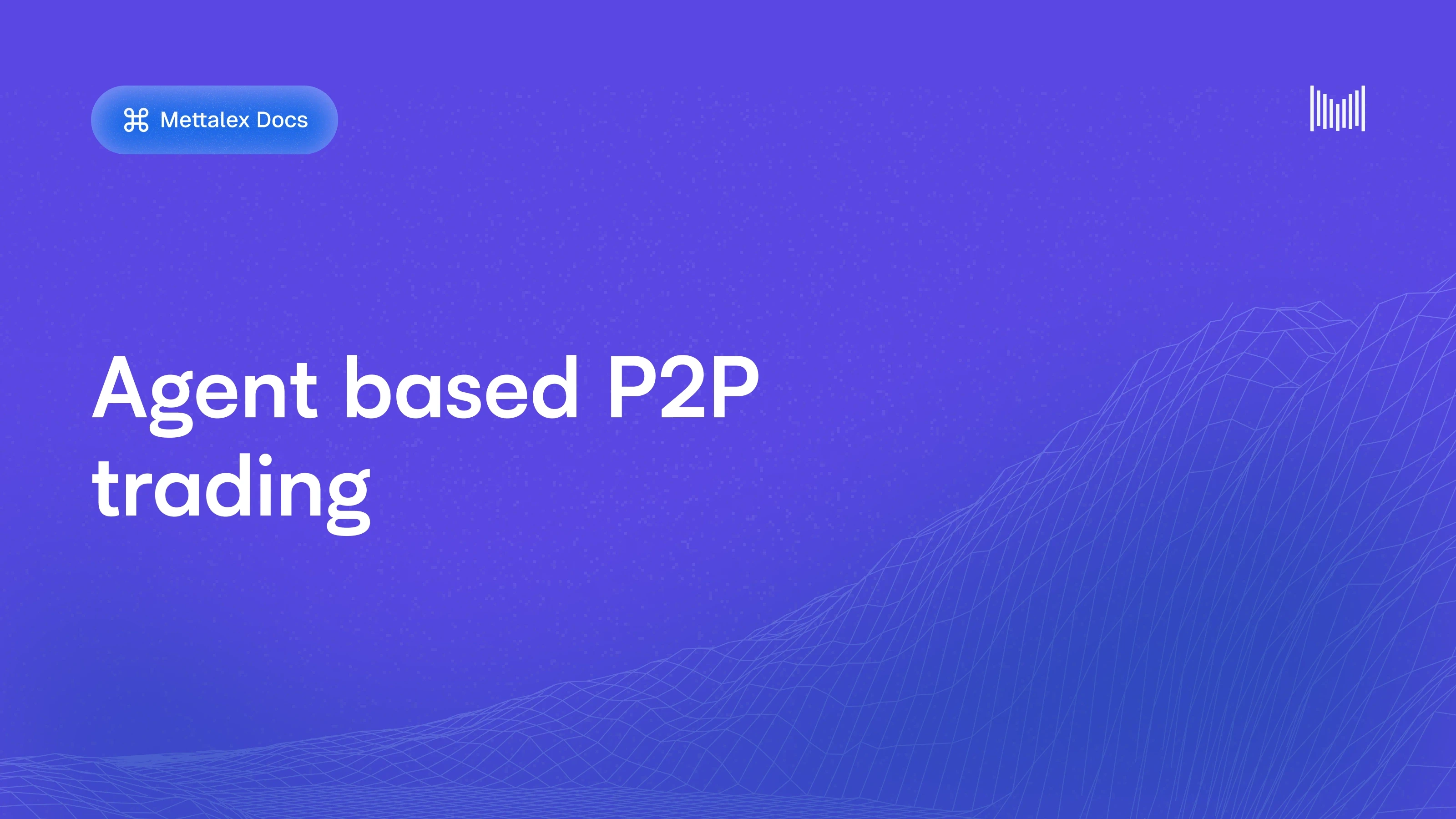 Agent based P2P trading