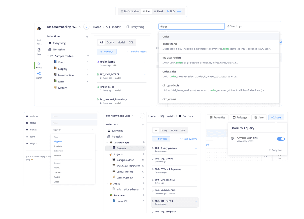 Modern Database Modeling Tool - Datascale