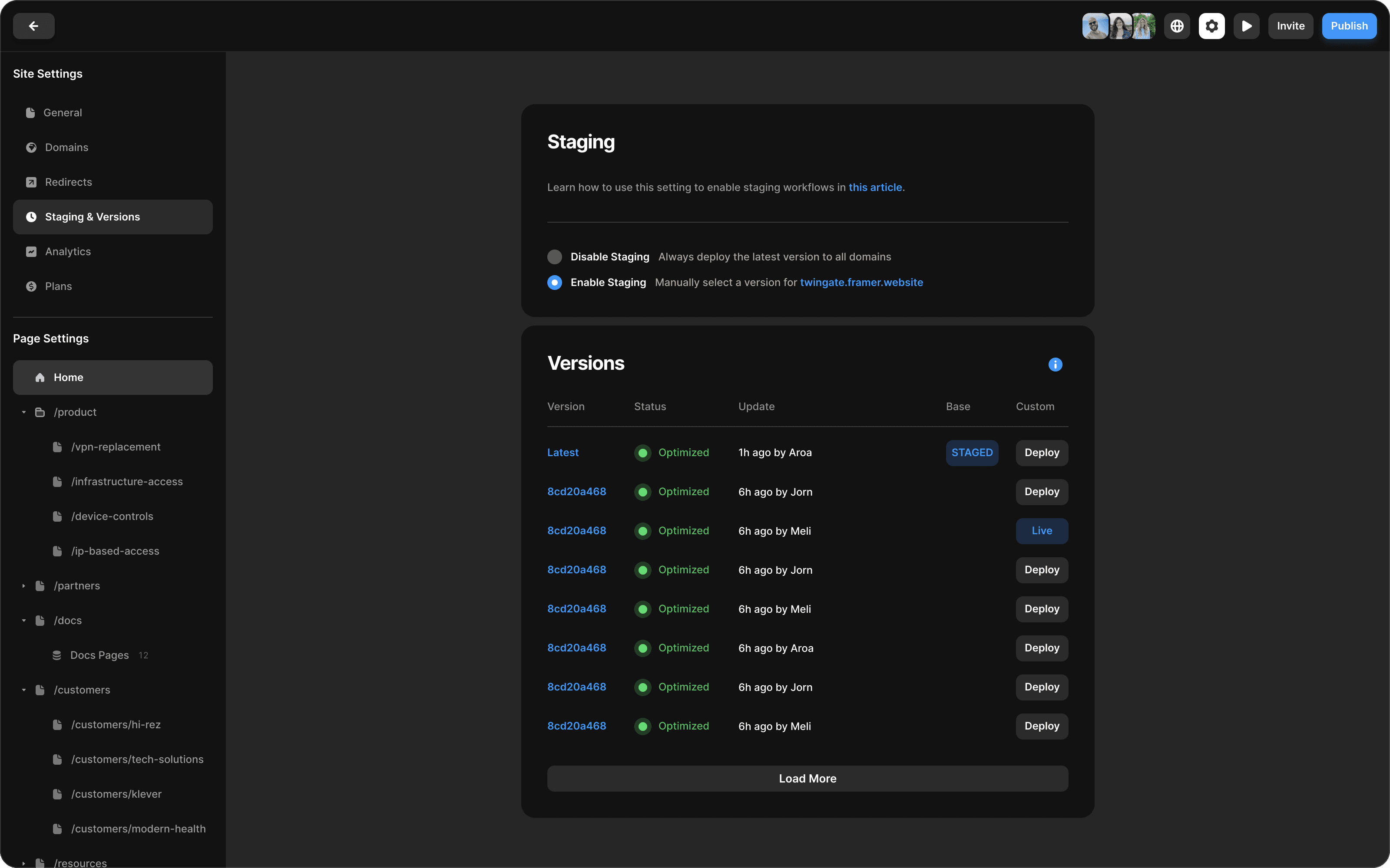 Framer — The internet is your canvas