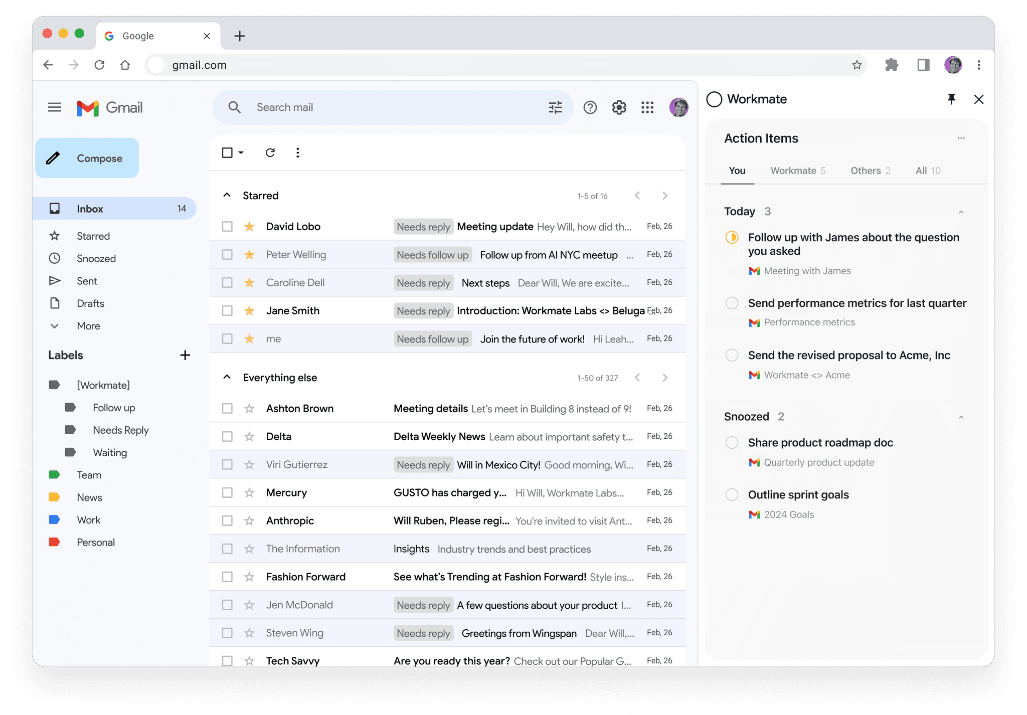 Workmate | Your AI Executive Assistant