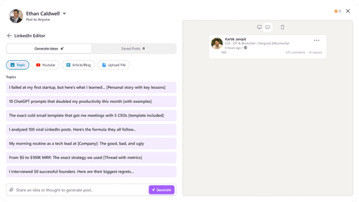 Reepl - Meet Your LinkedIn Assistant