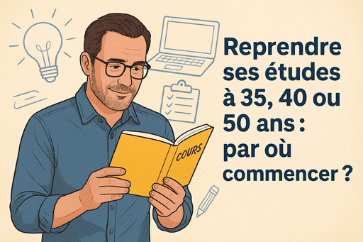 Reprendre ses études à 35, 40 ou 50 ans : par où commencer ? - Koro AI ...