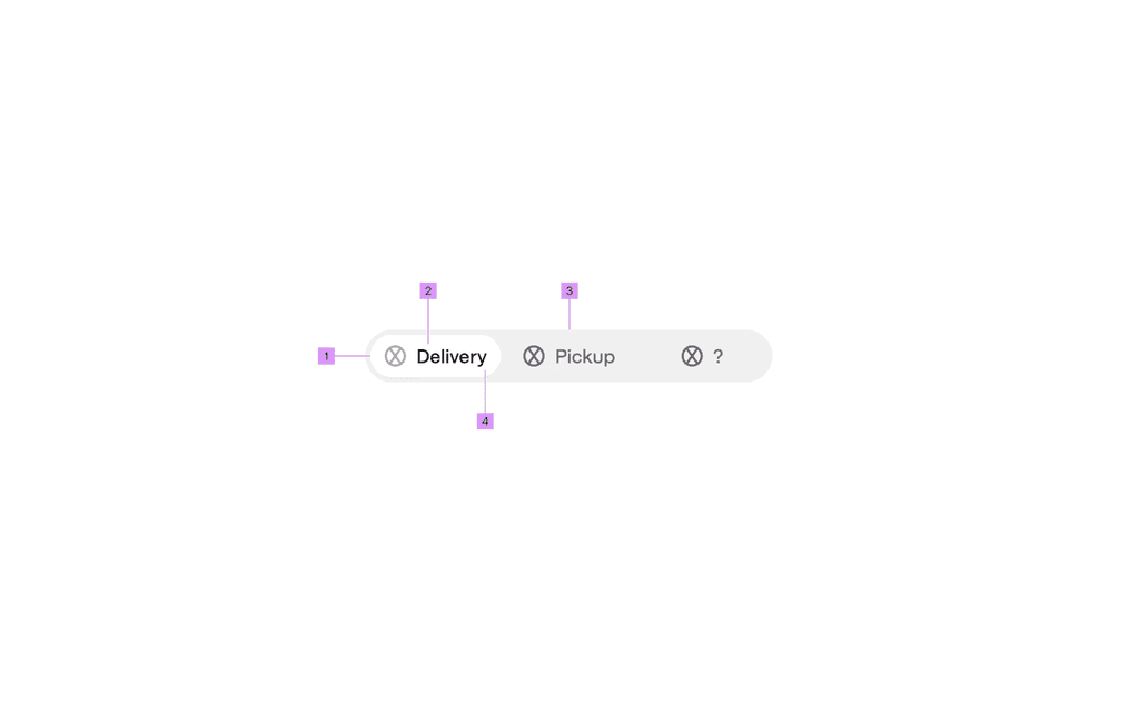 Segmented Control UI Design: Best practices, Design variants & Examples ...