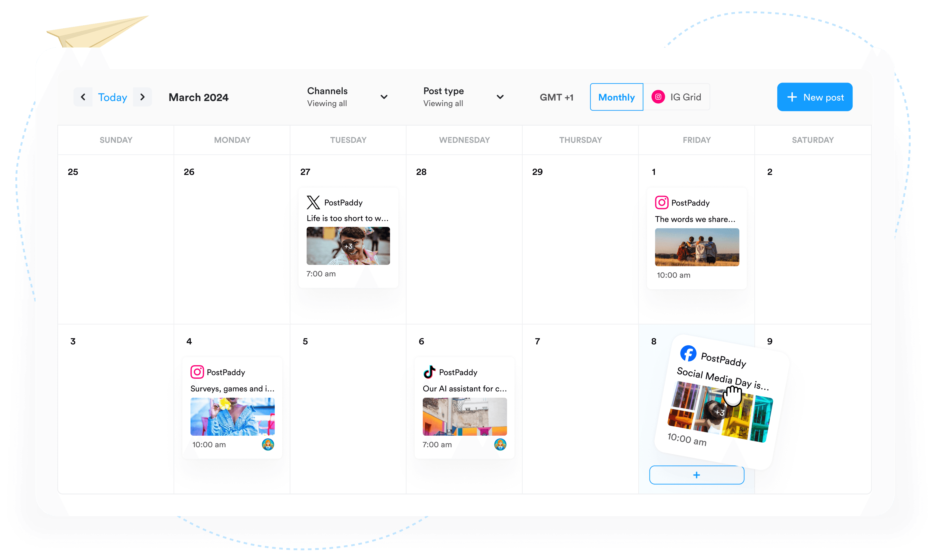 PostPaddy | Your Social Media Buddy