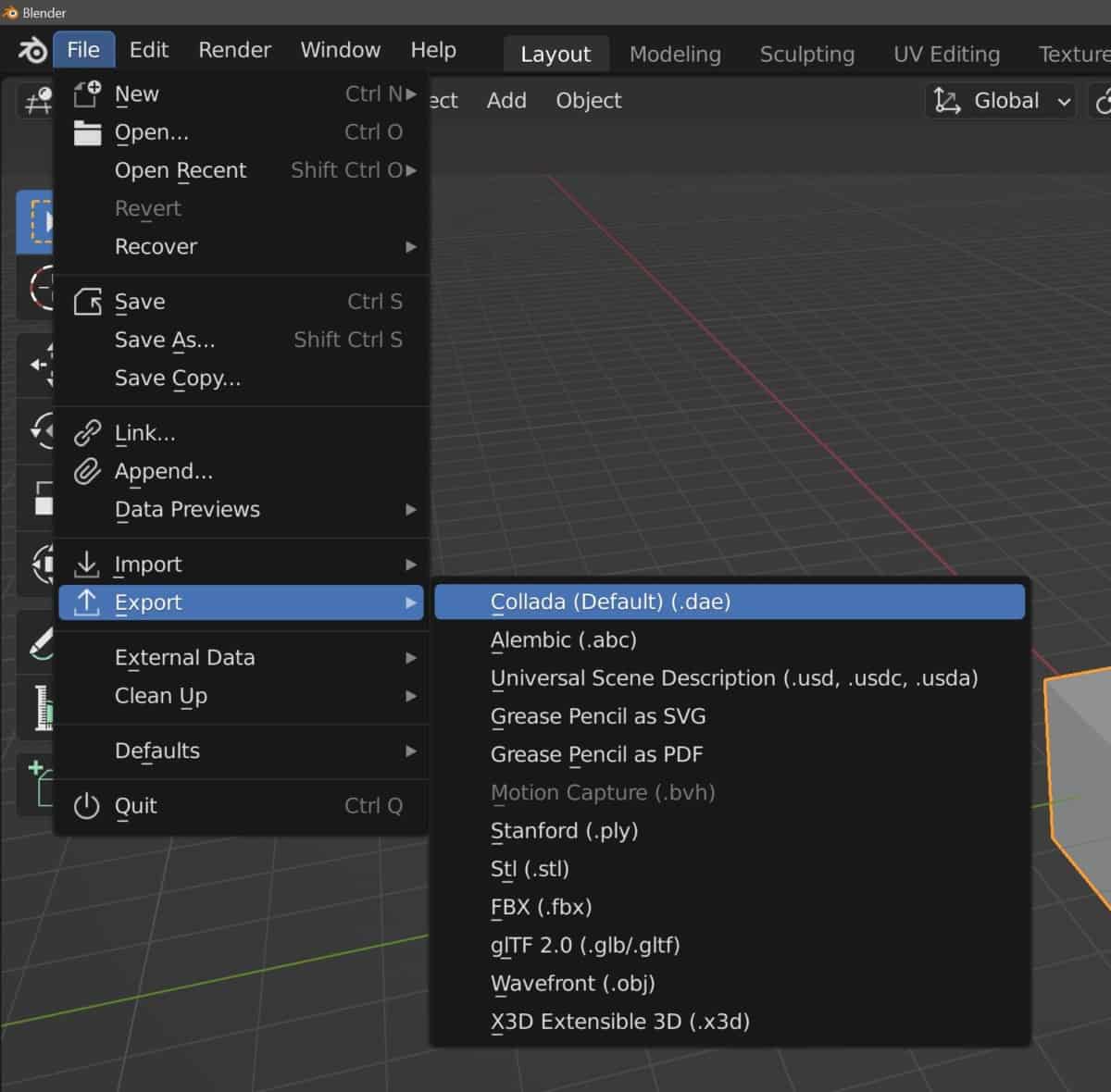 How To Export Assets From Blender To Unity Sketchup And Unreal Engine Vagon