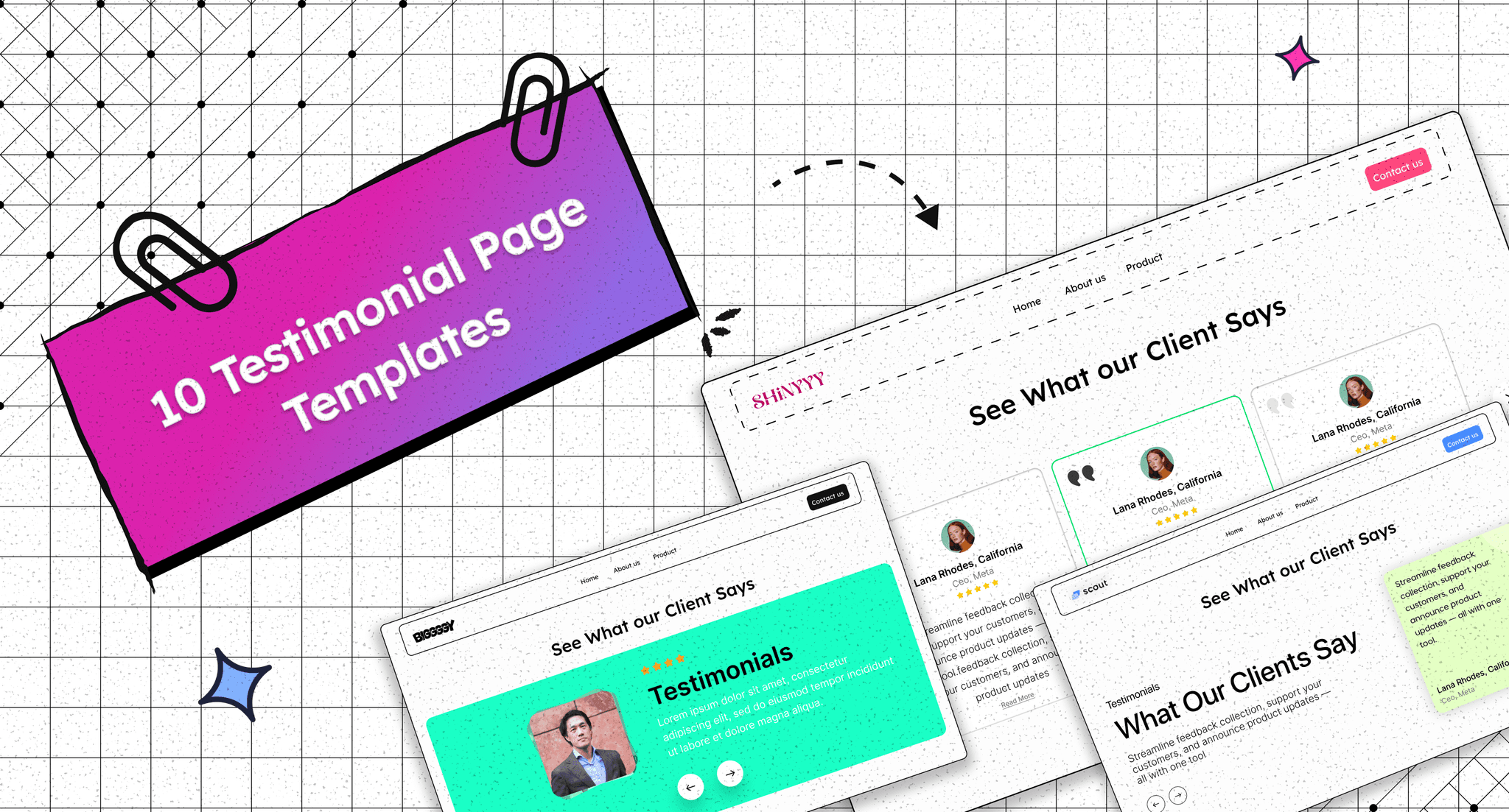 Gridapps | 10 Testimonial Page Templates for Higher Conversions