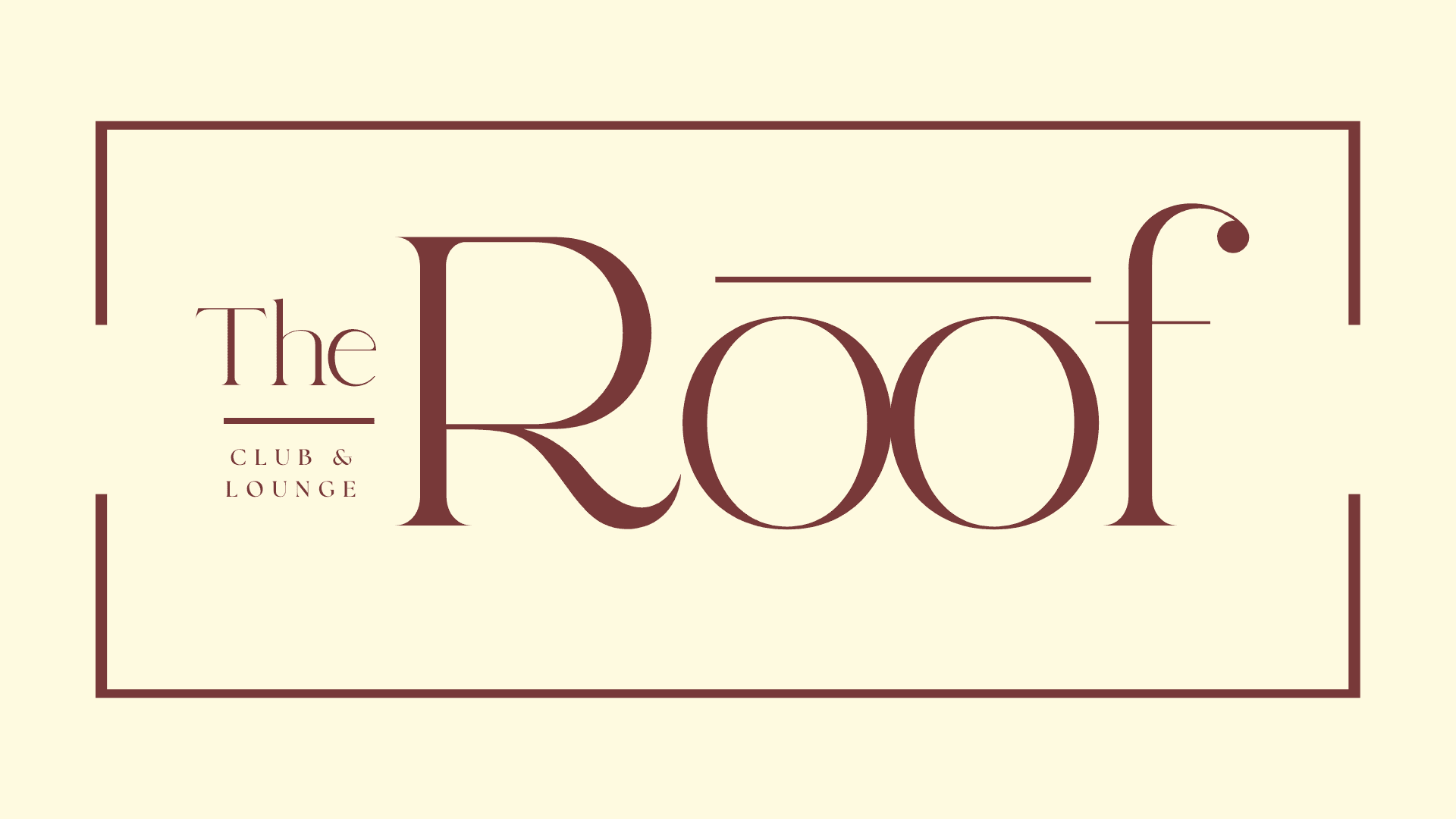 The Roof - Menu