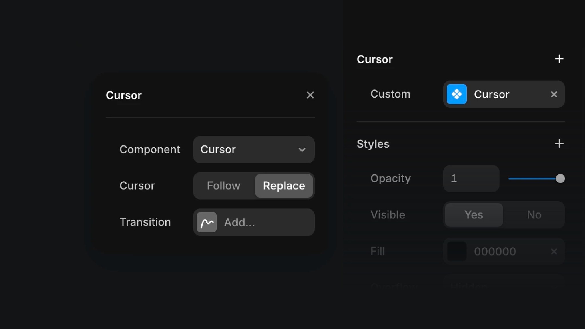 Inverted Custom Cursor in Framer — Framer Resource