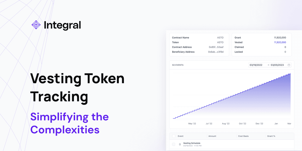 Vesting Token Tracking
