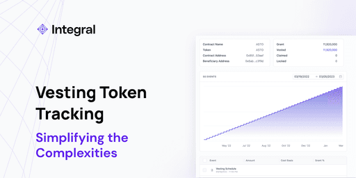 Vesting Token Tracking