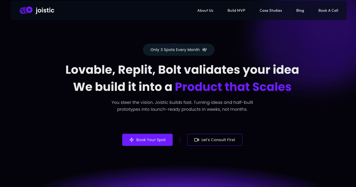 Joistic Technologies | Let's build, launch and iterate