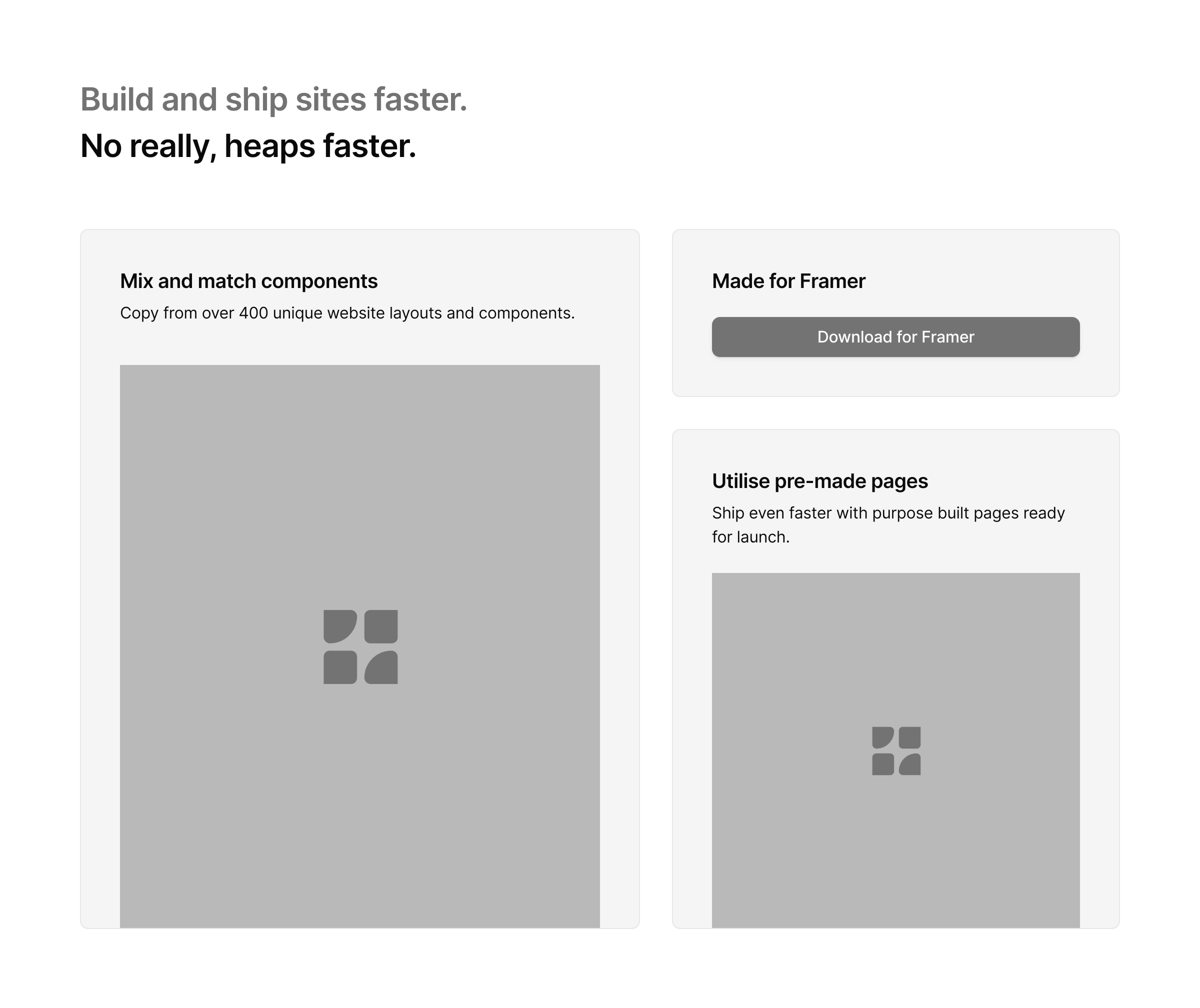 Framepad - Framer UI Kit & Design System