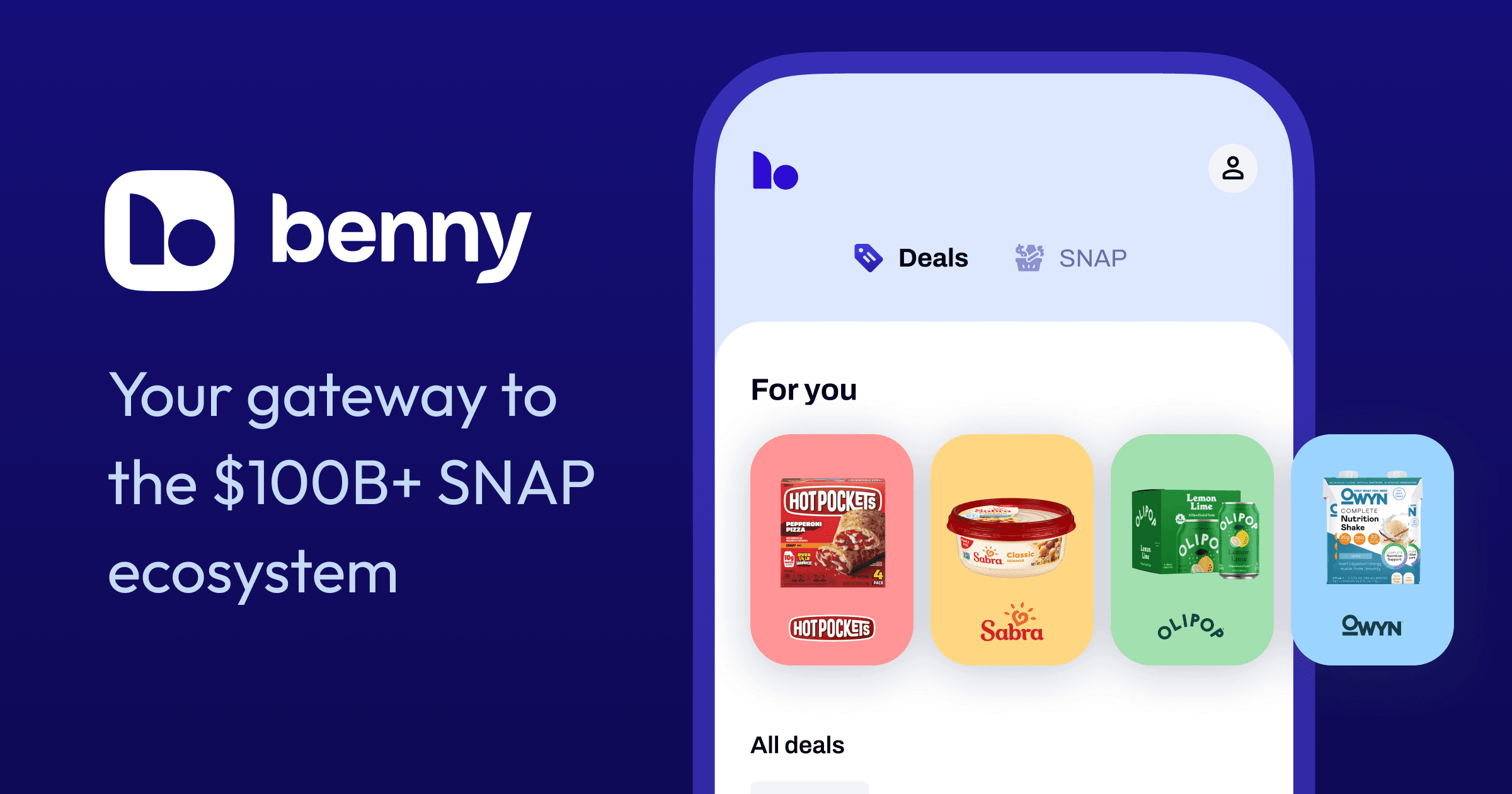 Benny - Cash Back on SNAP & EBT
